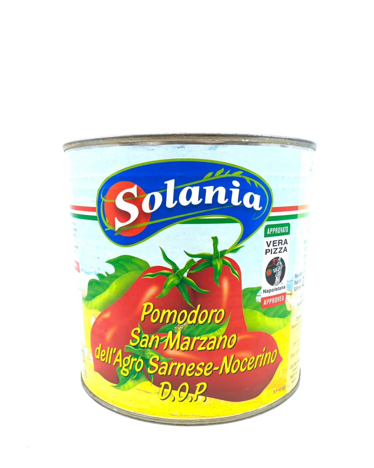 SOLANIA San Marzano 'DOP' Peeled Tomatoes 2.5kg - Euro Concepts